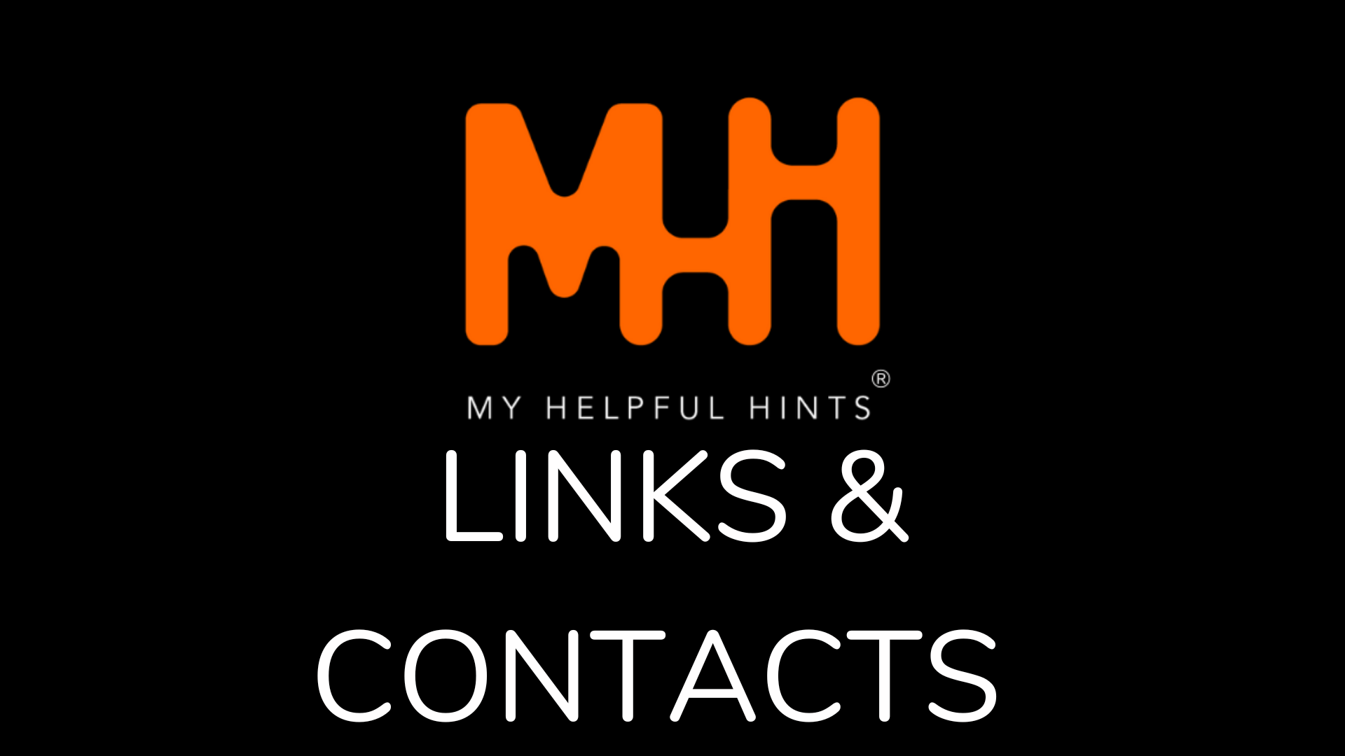 Links and Contacts - My Helpful Hints®